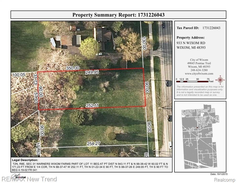 933 N Wixom Road For Sale, Wixom, MI 48393 Land | ByOwner